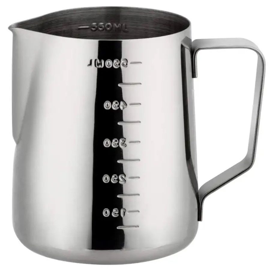 Milk Frothing Jug Stainless Steel 600ml With Measurement Markers ...